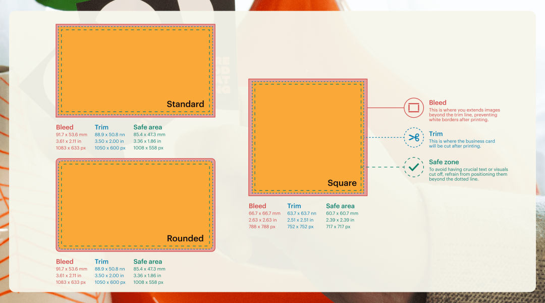 Business Card Dimensions: Size & Specs | VistaPrint US